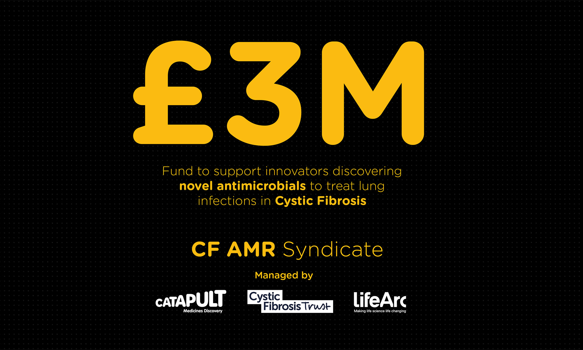 £3M Funding programme launch - CF AMR Syndicate Syndicate